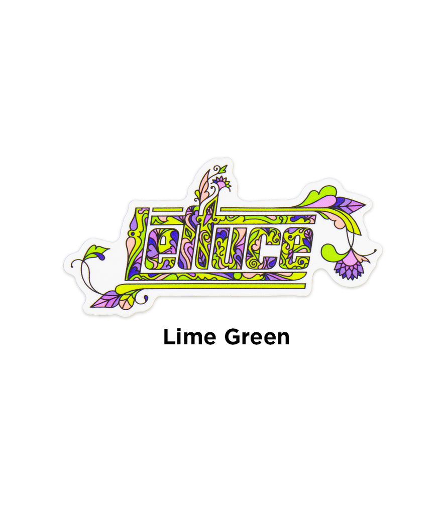 Lettuce Floral Logo Sticker – Lettuce Merchandise