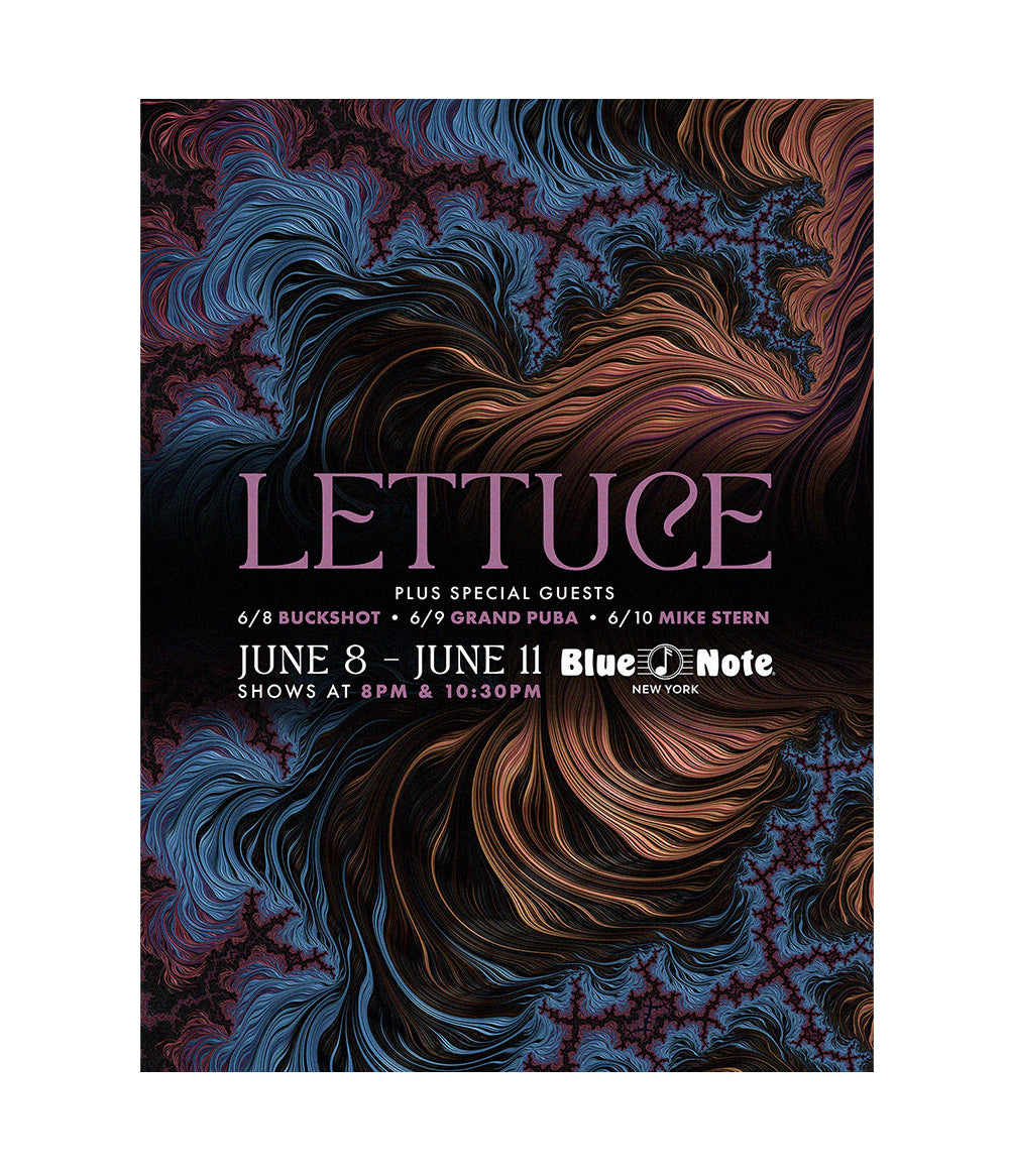 Lettuce 2023 Blue Note NYC Poster – Lettuce Merchandise