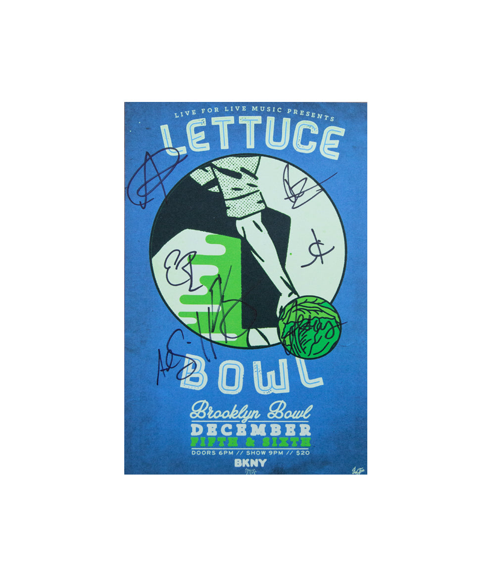 Lettuce Bowl Poster Card (Signed) – Lettuce Merchandise